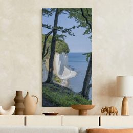Bilderwelten Akustikbild R&uuml;gen Kreidefelsen &uuml;ber Ostsee