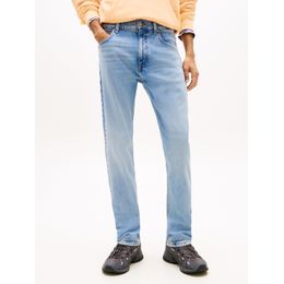 Tommy Jeans Herren Slim-fit-Jeans "ARLO SLIM", blau, Gr. 38, unifarben, Denim/Jeans, Obermaterial: 81% Baumwolle, 18% Lyocell, 1% Elasthan, Jeans,