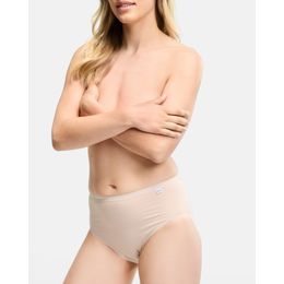 Speidel Damen H&uuml;ftslip, Gr. 38, beige, Jersey, Obermaterial: 95% Baumwolle, 5% Elasthan, unifarben, Unterhosen