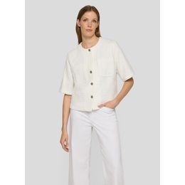 Rabe Damen Blouson "Jacke", wei&szlig;, Gr. 48, unifarben, 100% Baumwolle, Jacken