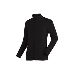 Maier Sports Herren Fleecejacke "Sinaia M", schwarz, Gr. 58, 100% Polyester, Jacken, Herren Midlayer, atmungsaktiv und schnelltrocknend, Slim Fit