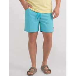 Lerros Herren Badeshorts "Badehose mit Tunnelzugbund in gro&szlig;en Gr&ouml;&szlig;en", blau, Gr. XXXL, 100% Polyester, Badehosen