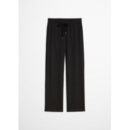 Marc O'Polo MARC O'POLO Herren Jogginghose, Gr. M, schwarz, Interlock, Obermaterial: 97% Baumwolle, 3% Elasthan, Hosen