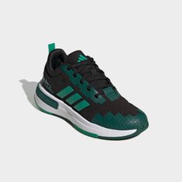 M&auml;dchen Sneaker "ADIDAS MINECRAFT PRO KINDER UND TEENS", adidas Sportswear, Gr. 35,5, gr&uuml;n, Synthetik, Textil, Schuhe, f&uuml;r Kinder & Jugendliche