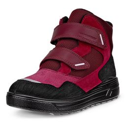 Ecco M&auml;dchen Klettstiefel "Urban Snowboarder", Gr. 27, schwarz, Leder, Textil, Schuhe, Winterboots, Winterstiefel, Kinderstiefel mit