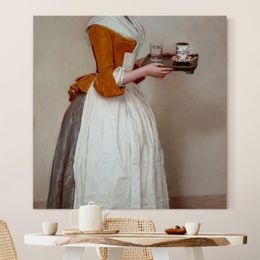 Bilderwelten Akustikbild Jean Etienne Liotard - Das Schokoladenm&auml;dchen