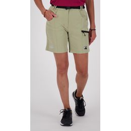 DEPROC Active Damen Bermudas "KENORA Full Stretch Short & kurze Hose", beige, Gr. 50, Web, 95% Polyester. 5% Elasthan, Hosen, auch in Gro&szlig;en Gr&ouml;&szlig;en