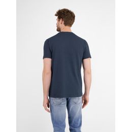 Lerros Herren T-Shirt "Piqu&eacute;-T-Shirt f&uuml;r Herren", blau, Gr. L, 100% Baumwolle, Shirts