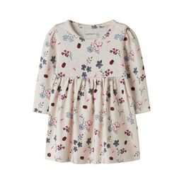 name it Kleid 'NBFKAMELIA' Gr&ouml;&szlig;e 80 beigemeliert / saphir / hellpink / rubinrot