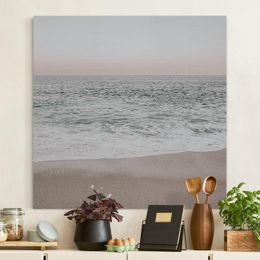 Bilderwelten Akustikbild Mittelmeer am Abend