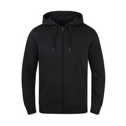 !Solid SOLID Herren Kapuzensweatjacke "Kapuzensweatjacke SDBertiZip", schwarz, Gr. M, Obermaterial: 70% Baumwolle CO. 30% Polyester PES., Sweatjacken