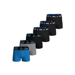 NFL Herren Boxershorts "Boxershort NFL 6pk Boxers 6er Pack", Gr. M, bunt, Obermaterial: 95% Baumwolle CO. 5% Elasthan EL., Unterhosen