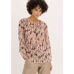bonprix Damen Tunika, rosa, Gr. 38, Obermaterial: 100% Polyester, Tuniken, figurumspielende Passform, mit langem Arm, aus Polyester