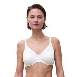 Chantelle Damen B&uuml;gel-BH "NORAH", Gr. 90, wei&szlig;, Obermaterial: 71% Polyamid, 29% Elasthan, BHs, weiche Spitze, blickdichtes Gewebe