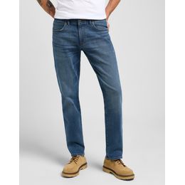 Lee Herren Straight-Jeans "Extreme Motion", blau, Gr. 38, Denim/Jeans, Obermaterial: 78% Baumwolle, 20% Polyester, 2% Elasthan, Jeans, Extreme Motion