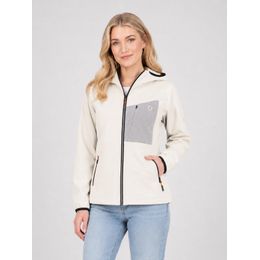 LPO Damen Softshelljacke "PIARA WMN", wei&szlig;, Gr. 36, Softshell, 92% Polyester, 8% Elasthan, Jacken
