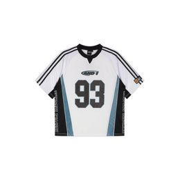 AND1 Oversized Shirt 'Respect The Game' female size XS Sapphire / Black / White / Off white