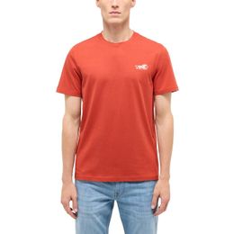 Mustang Herren Kurzarmshirt "Herren Style Austin", rot, Gr. XXXL, Jersey, 100% Baumwolle, Shirts