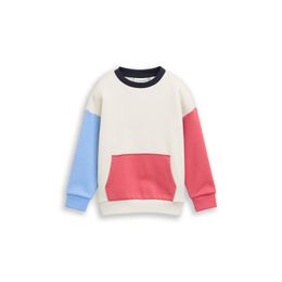 Tom Tailor Jungen Sweater, bunt, Gr. 92, Sweatware, Obermaterial: 70% Baumwolle, 30% Polyester, Sweatshirts, im Colorblocking-Style / f&uuml;r Boys