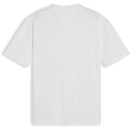 Tommy Hilfiger M&auml;dchen T-Shirtwei&szlig;, Gr. 74, unifarben, Single Jersey, Obermaterial: 100% Baumwolle, Shirts, Rundhalsausschnitt, Regular Fit, reine