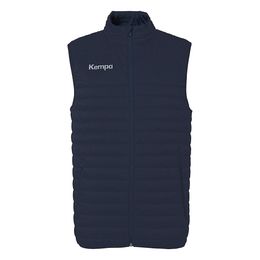 Kempa Herren Funktionsjacke "Weste Basic", blau, Gr. L, Obermaterial: 100% Polyester Pol. recyc.., Jacken
