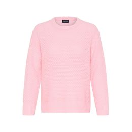 oxmo Damen Strickfleece-Pullover "Strickpullover OXNelly", pink, Gr. XL, Obermaterial: 50% Polyacryl PAN. 50% Polyacryl PAN recyc.., Pullover