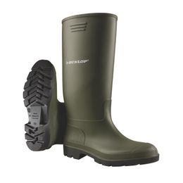 Dunlop Damen Gummistiefel "Pricemastor", Gr. 42, gr&uuml;n, Obermaterial: 100% PVC PVC., Schuhe