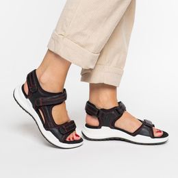 Ara Damen Trekkingsandale "MOTION", Gr. 39schwarz, Glattleder, Textil, unifarben, Schuhe