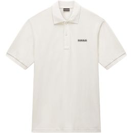 Napapijri Herren Poloshirt "E-SMALL BOX", beige, Gr. XL, Jersey, Obermaterial: 100% Baumwolle, Shirts, Kurzarm-Design, mit Polokragen, aus Baumwolle