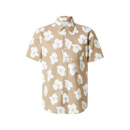 GAP Button Up Shirt male size L Cappuccino / White