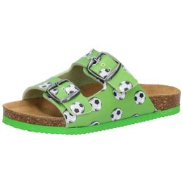 Lico M&auml;dchen Hausschuh "Pantolette Bioline Universe", Gr. 42, gr&uuml;n, Synthetik, Schuhe