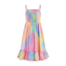 happy girls M&auml;dchen Sommerkleid "M&auml;dchenkleid", bunt, Gr. 104, Stoff, 100% Viskose, Kleider