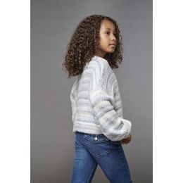KIDS Only M&auml;dchen Bootcut-Jeans "KOGPHOEBE LW BA POC FLA DNM MB PIM NOOS", blau, Gr. 140, unifarben, Denim/Jeans, Obermaterial: 65% Baumwolle, 18%