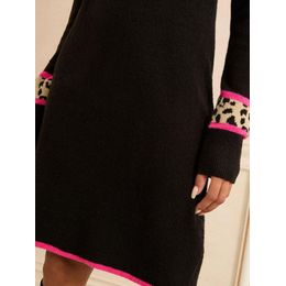 Love & Roses Kleid Damen Gr&ouml;&szlig;e 42 beige / magenta / schwarz Sommerkleid