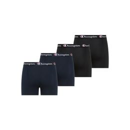 Champion Herren Boxershorts "4 pk Boxer", Gr. Lnny, nny, nbk, nbk, ns, Obermaterial: 95% Baumwolle, 5% Elasthan, Unterhosen, 4er-Pack, f&uuml;r Erwachsene