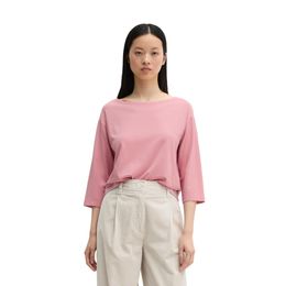 Marc O'Polo MARC O'POLO Damen T-Shirt "aus weichem Modal-Mix", rosa, Basic, Gr. XL, unifarben, Obermaterial: 48% Modal, 48% Baumwolle, 4% Elasthan, Shirts