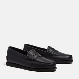 Timberland Herren Bootsschuh "CLASSIC BOAT - LOAFER SHOE", Gr. 44,5, schwarz, Leder, Schuhe, Classic Boat Loaferschuh aus Timberland Premium Leder