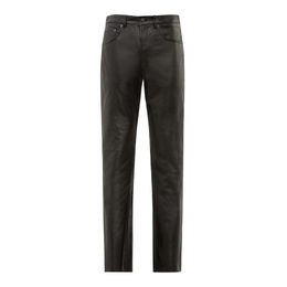 RICANO Herren 5-Pocket-Hose "Lederhose Jeans 01 (Nappa)", schwarz, Gr. 26, Obermaterial: 100% B&uuml;ffelleder BL., Hosen, Handgefertigt aus echtem Leder