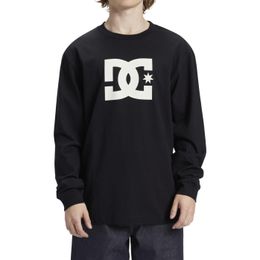 DC Shoes Herren Langarmshirt "DC Star Hls", schwarz, Gr. XS, Obermaterial: 75% Baumwolle, 25% Baumwolle., Shirts