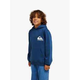 Quiksilver Jungen Kapuzensweatshirt "OMNI LOGO HOODIE YOUTH"schwarz denim, Gr. 12, Obermaterial: 80% Baumwolle, 20% Polyester, Sweatshirts, f&uuml;r