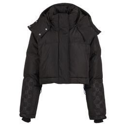 PEQUS Herren Winterjacke "PEQUS PEQUS Aether Cropped Puffer Jacket", schwarz, Gr. L, mehrfarbig, 80% Baumwolle, 20% Polyester, Jacken