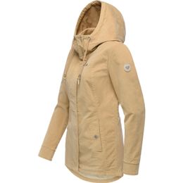 Ragwear Damen Cordjacke "Alvena Cordy YOUMODO"sand, Gr. XXXL, Material: 98% Baumwolle, 2% Elasthan. Innenfutter: 100% Polyester, Jacken, Sportliche