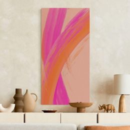 Bilderwelten Akustikbild Rosa-Orange Energie