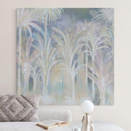 Bilderwelten Akustikbild Regenwald in Pastell