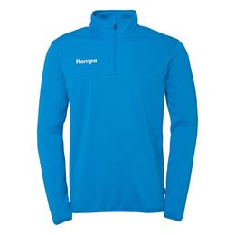Kempa Herren Trainingspullover "1/4 ZIP TOP 1/4 Zip Top", blau, Gr. XL, Obermaterial: 100% Polyester Pol. recyc.., Pullover
