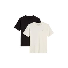 Marc O'Polo MARC O'POLO Herren T-Shirtschwarz, wei&szlig;, Basic, Gr. XXXL, Jersey, Obermaterial: 100% Baumwolle, Shirts