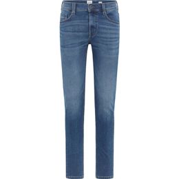 Mustang Herren Slim-fit-Jeans "Oregon"medium schwarz, Gr. 31, unifarben, Denim/Jeans, Obermaterial: 66% Baumwolle, 32% Polyester, 2% Elasthan, Jeans,