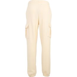Urban Classics Herren Jogginghose "Urban Classics Light Terry Wide Cargo Sweatpants"sandwei&szlig;, Gr. L, unifarben, 65% Baumwolle (Bio), 35% Polyester,