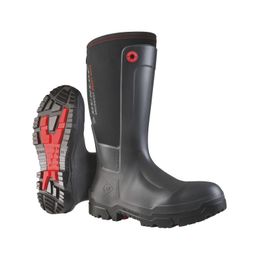 Dunlop Damen Gummistiefel "Snugboot Heavy Duty full safety", Gr. 37, schwarz, Obermaterial: 100% Neopren neoprene., Schuhe