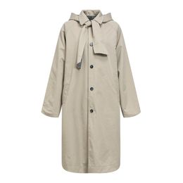 OBJECT Between-Seasons Coat 'OBJHolly' female size XL Grey / Dark grey / Black